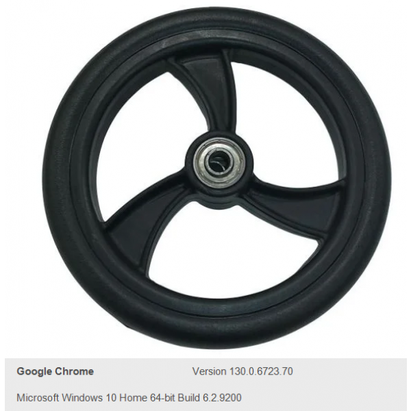 Drive Medical Replacement Wheel For R800KD Rollator