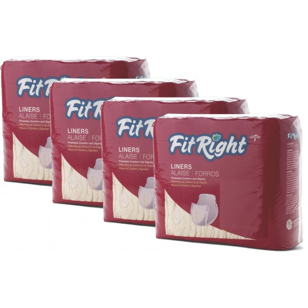 Medline FitRight Liners - 80 Pack | Go Home Medical.com