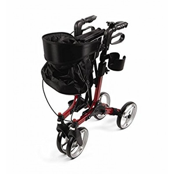Medline Simplicity Rollator - Red