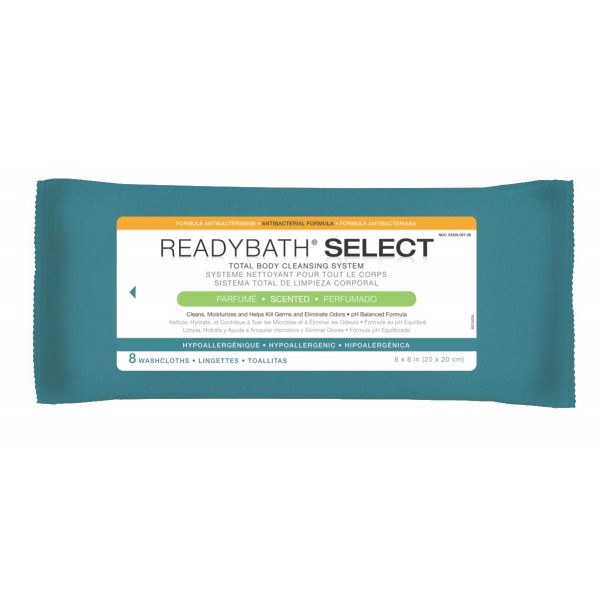 Medline ReadyBath SELECT Medium Weight Cleansing Washcloths 240 Count ...