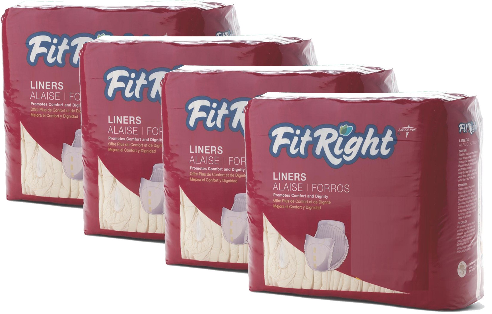 Medline FitRight Liners - 80 Pack | Go Home Medical.com