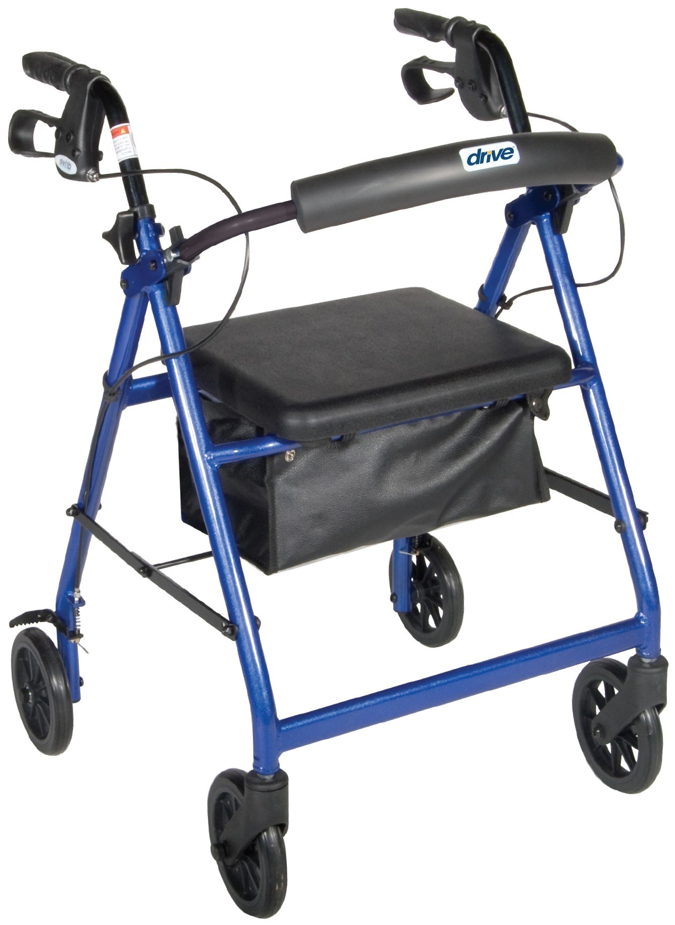 Drive R726 Aluminum Rollator With 6" Wheels | GoHomeMedical.com