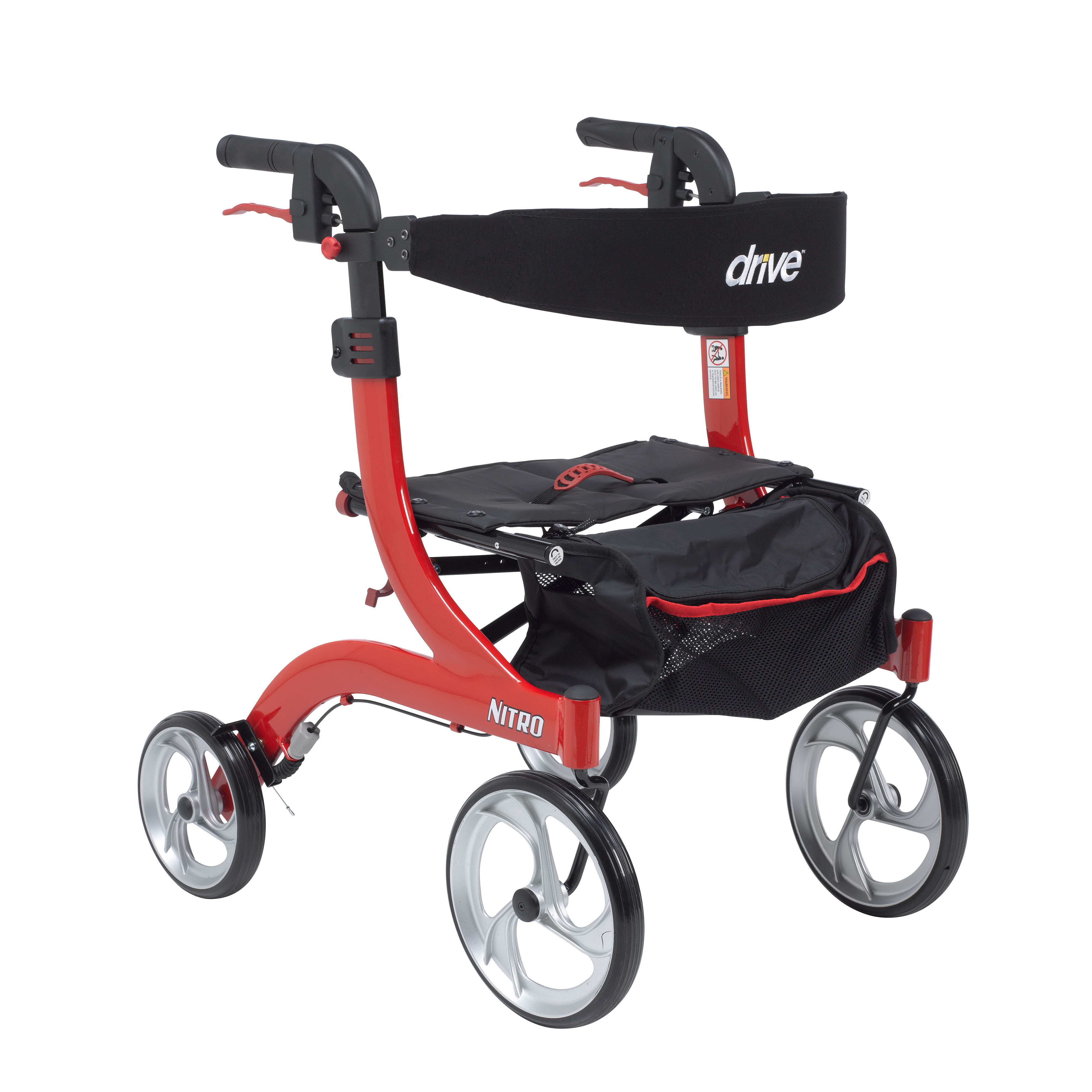Drive Medical Nitro Euro Style Walker Rollator | GoHomeMedical.com
